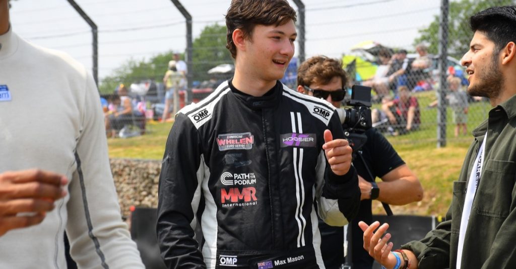 Mit 3F Racing: NWES-Talent Max Mason testet erstmals auf einem Oval ...